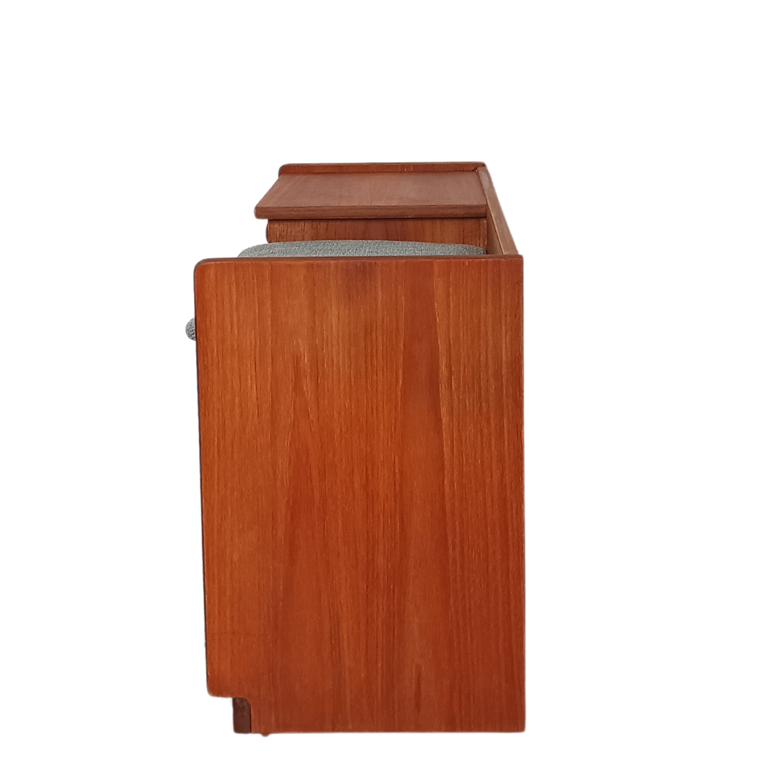 Parker Knoll – Nathan Squares Mid Century Telephone Hall Bench with ...